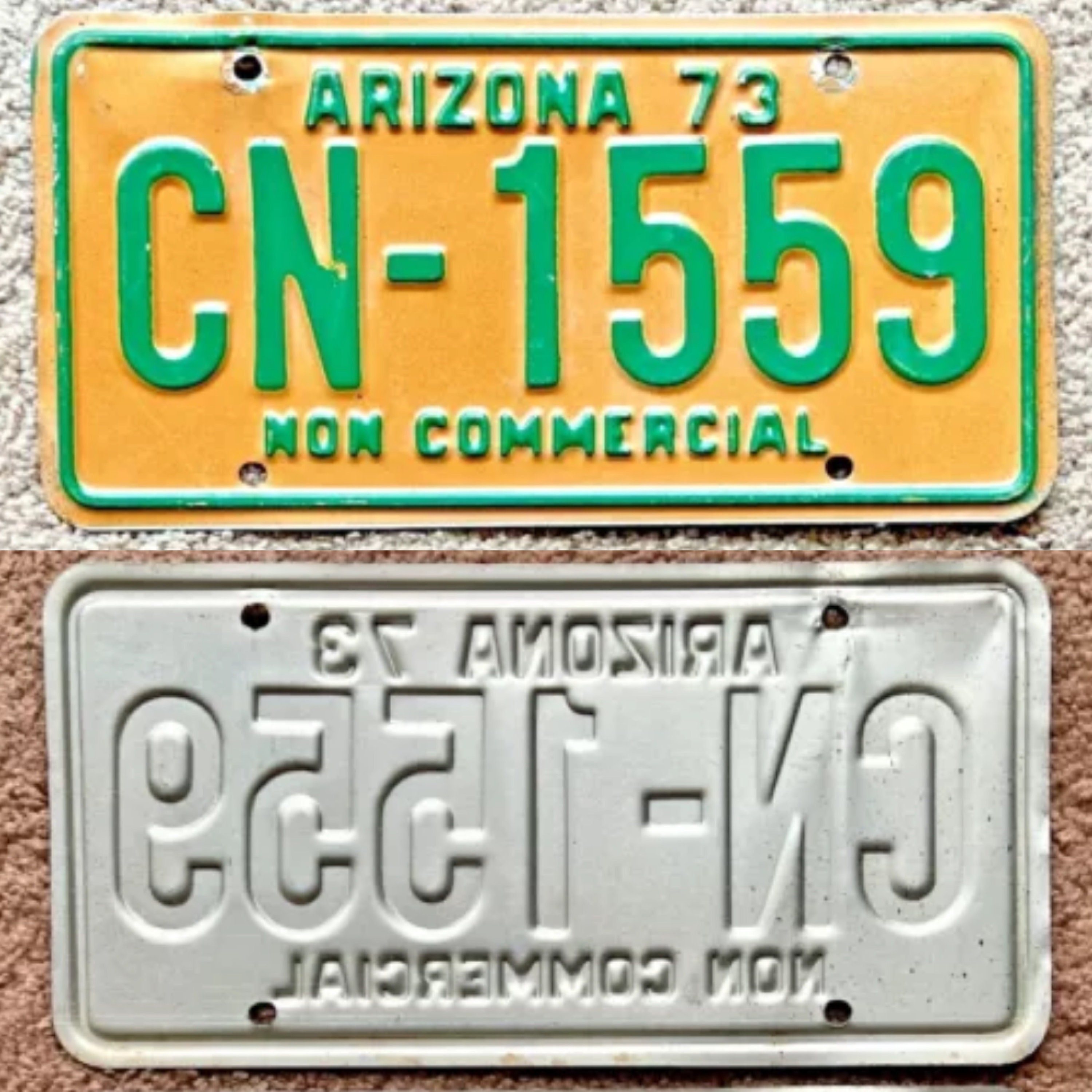 Vintage ARIZONA License Plates – ALL ORIGINAL Antique Auto Tags - Etsy