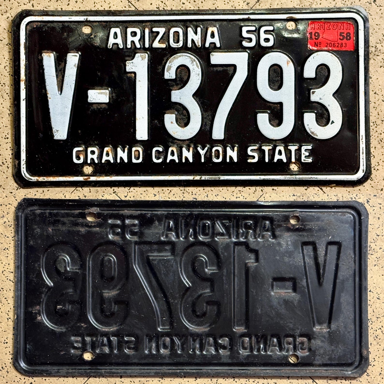 Vintage ARIZONA License Plates – ALL ORIGINAL Antique Auto Tags - Etsy