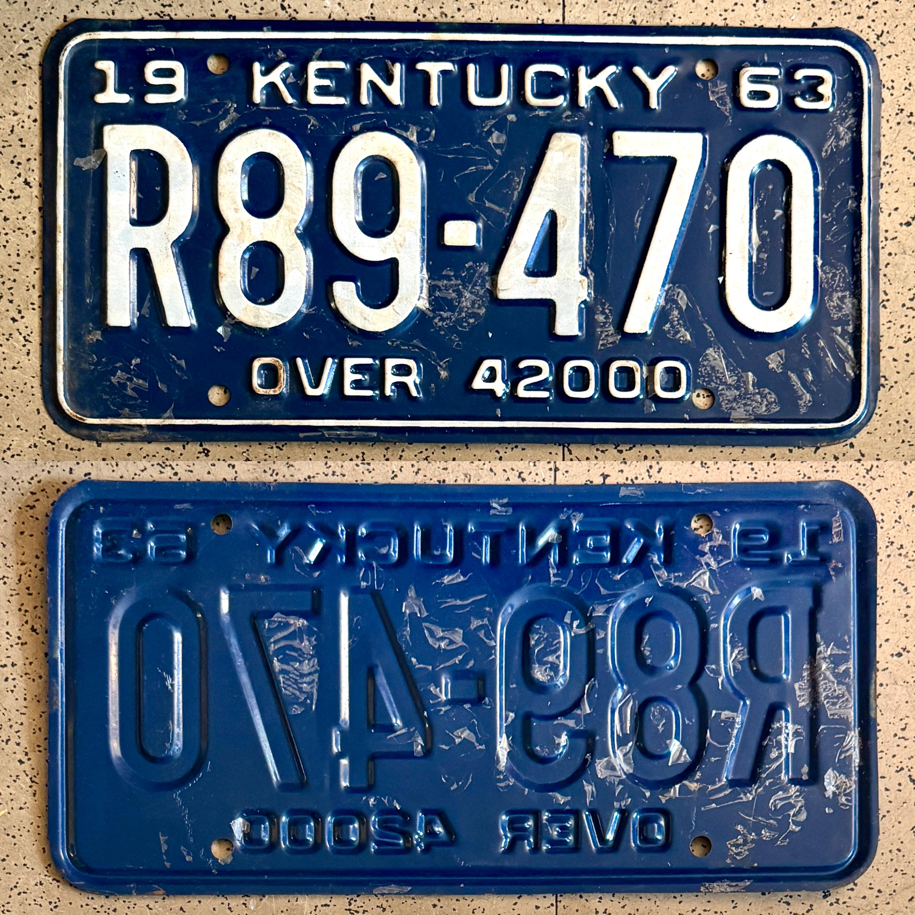 Vintage KENTUCKY License Plates – ALL ORIGINAL Antique Auto/car Tags - Etsy