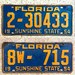 Vintage FLORIDA License Plates – ALL ORIGINAL Antique Auto/car Tags - Etsy