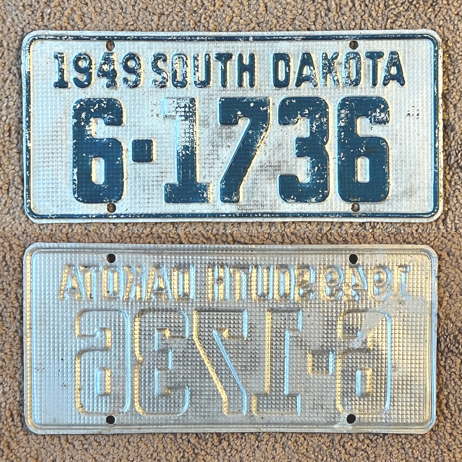 Vintage MINNESOTA and North and South DAKOTA License Plates ORIGINAL ...