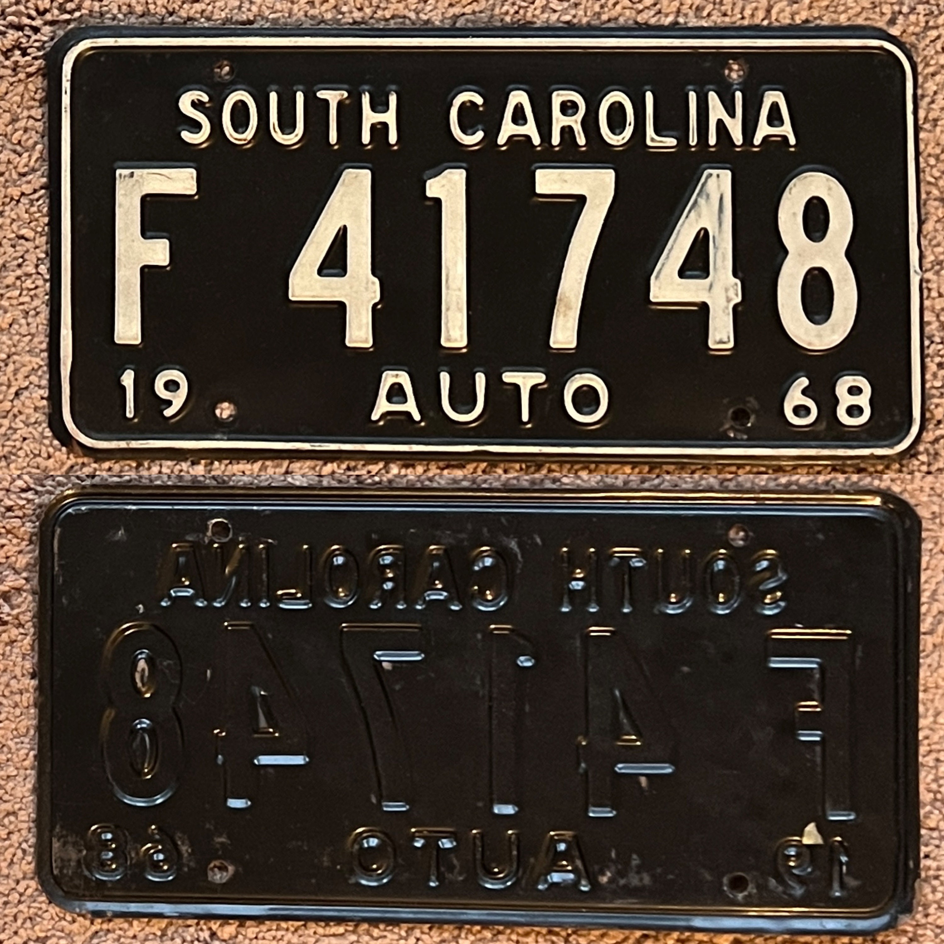 Vintage South Carolina License Plates ALL ORIGINAL Antique Auto Tags - Etsy