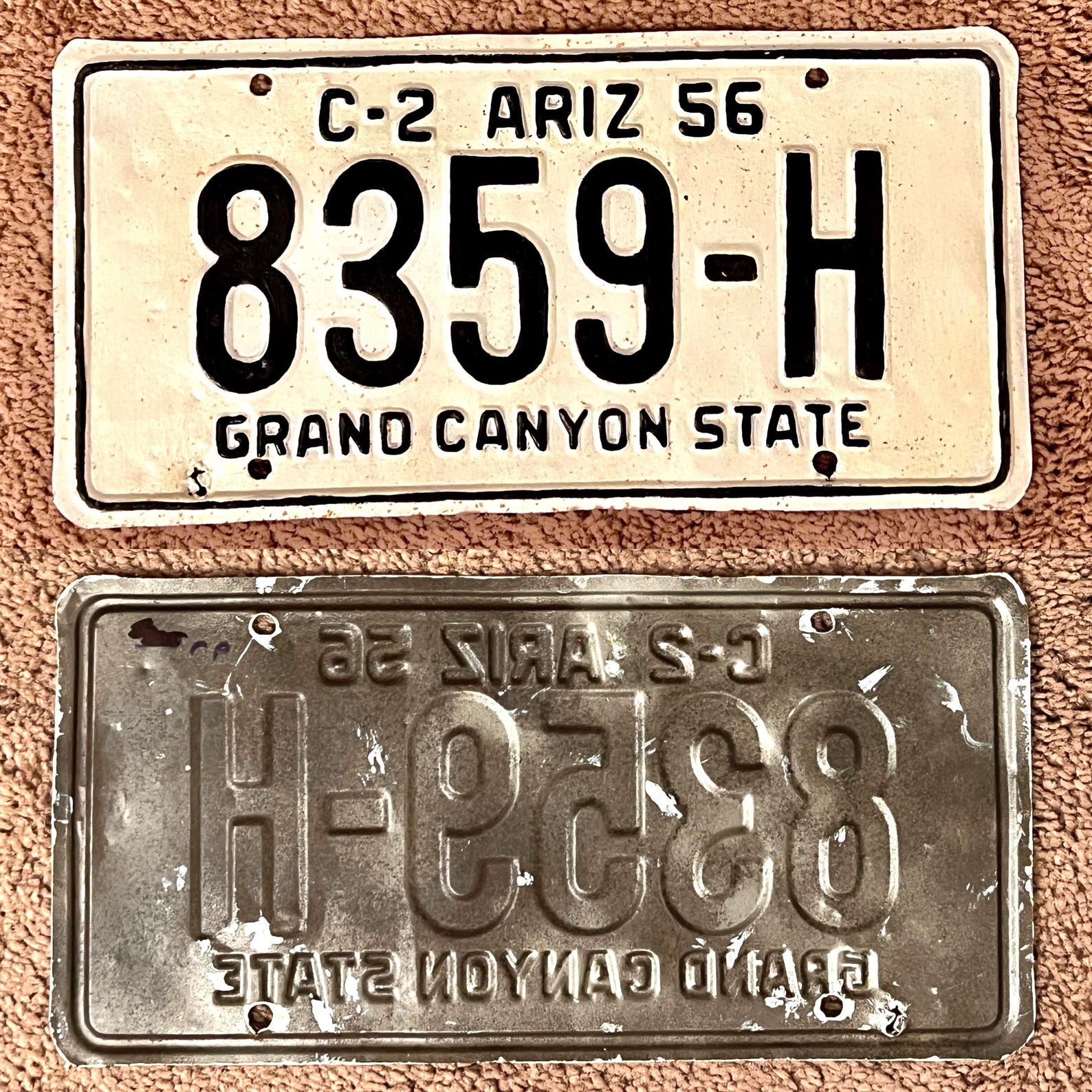 Vintage ARIZONA License Plates – ALL ORIGINAL Antique Auto Tags - Etsy