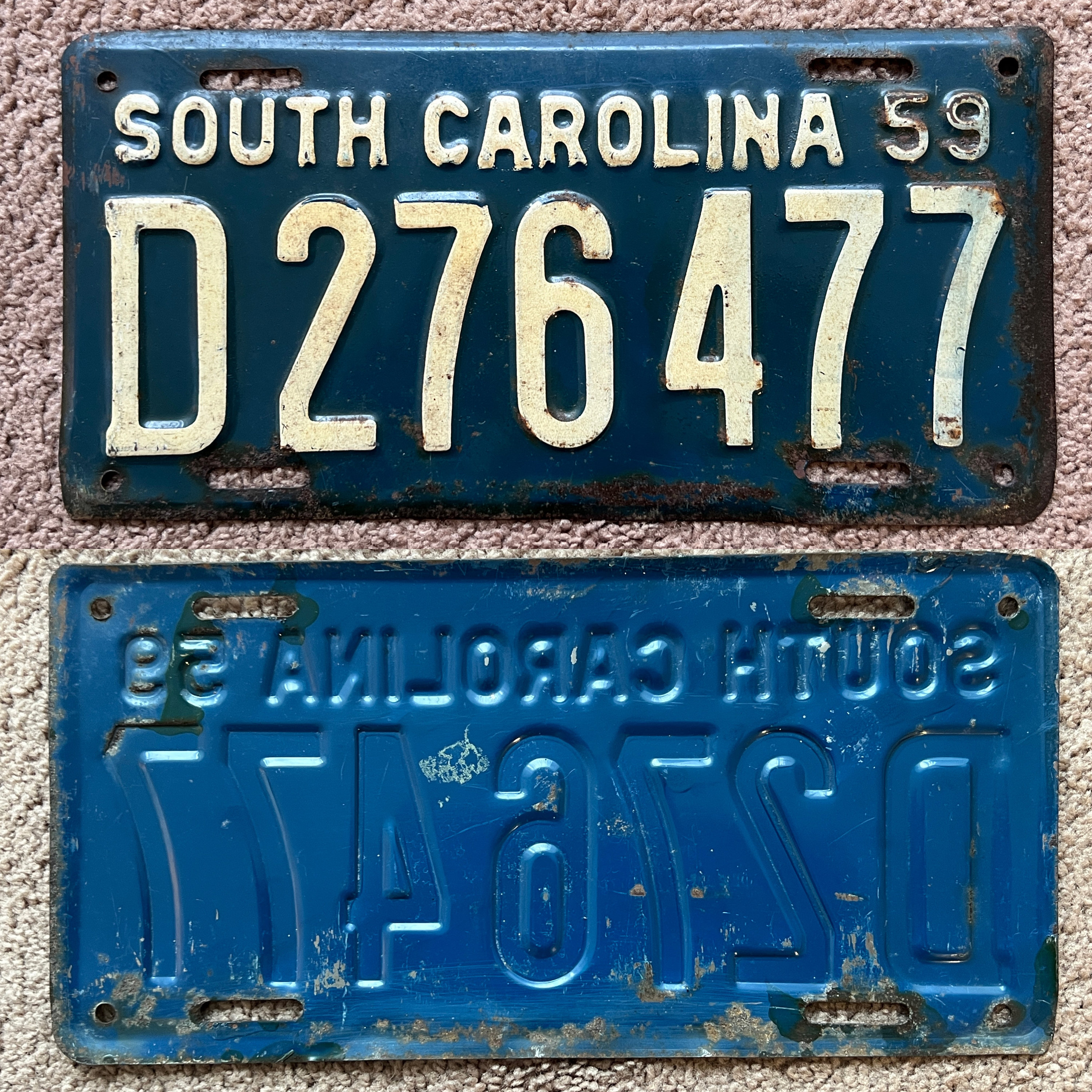 Vintage South Carolina License Plates ALL ORIGINAL Antique Auto Tags - Etsy