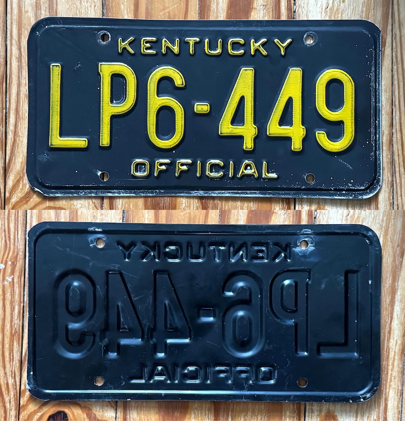 Vintage KENTUCKY License Plates – ALL ORIGINAL Antique Auto/car Tags - Etsy