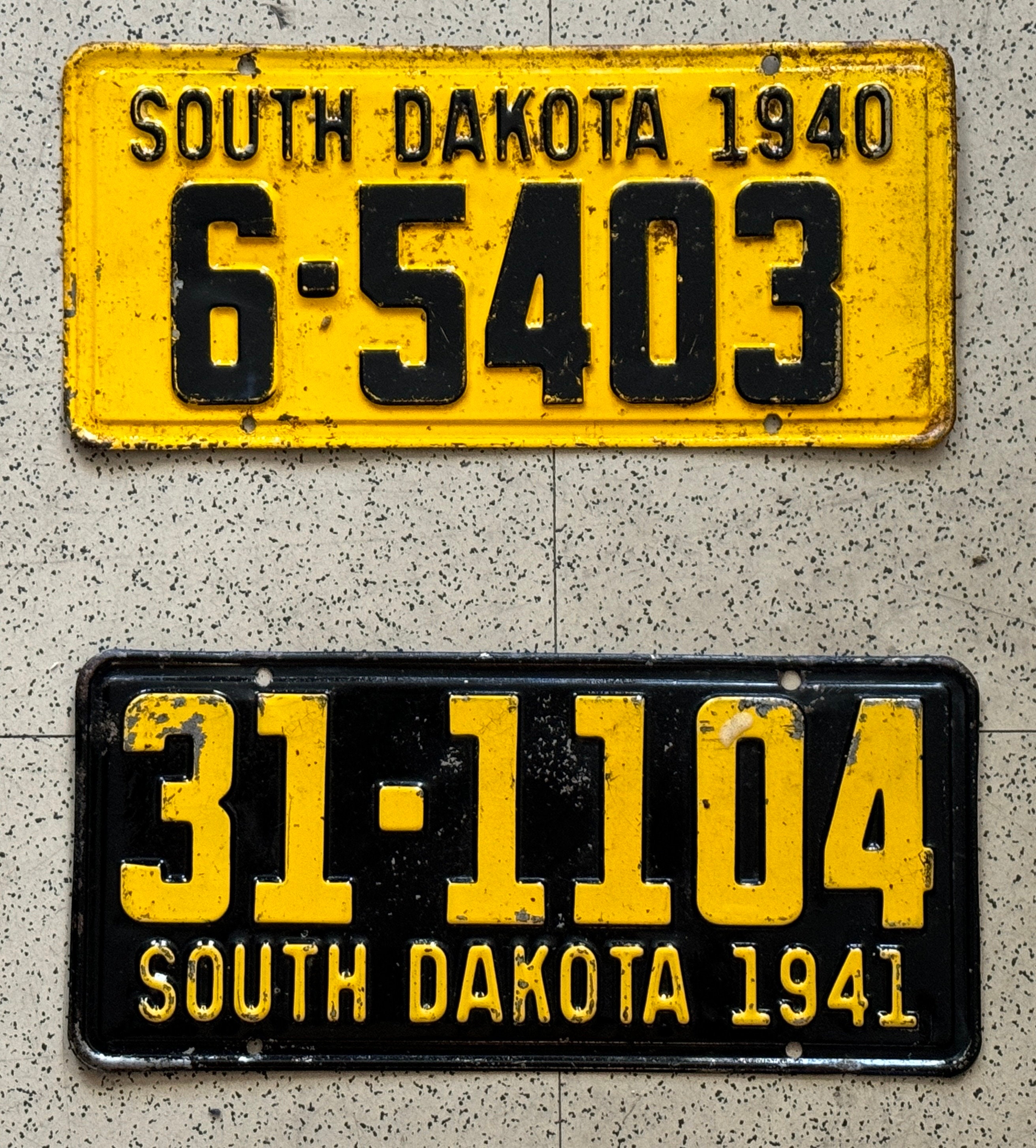 Vintage MINNESOTA and North and South DAKOTA License Plates ORIGINAL ...