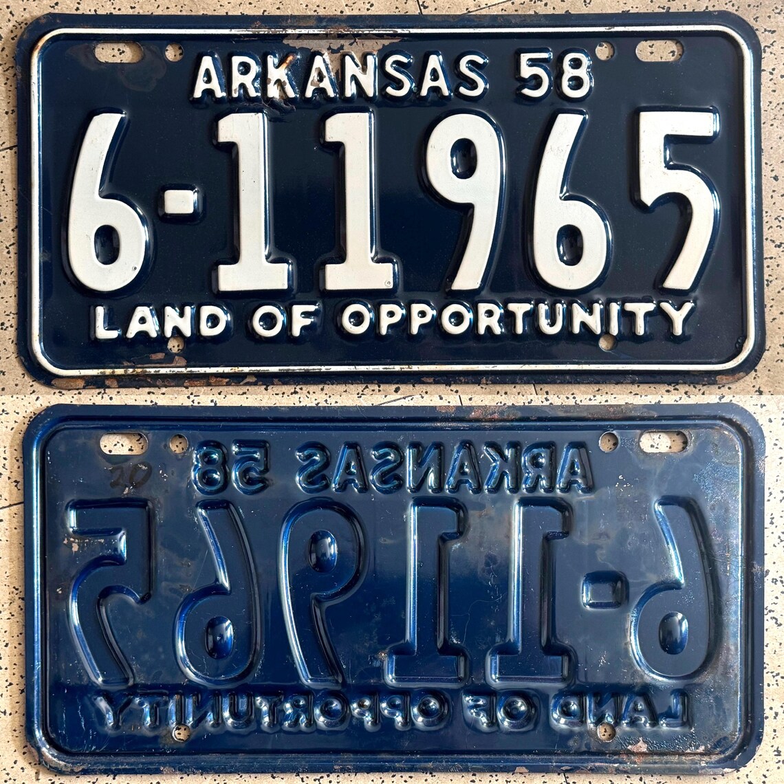 Vintage ARKANSAS License Plates – ALL ORIGINAL Antique Auto Tags - Etsy