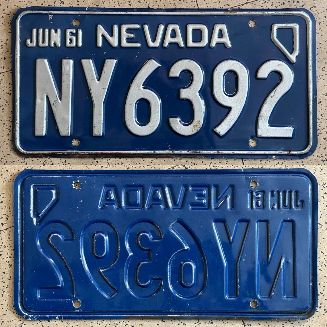 Vintage NEVADA License Plates – ALL ORIGINAL Antique Auto Car Tags - Etsy