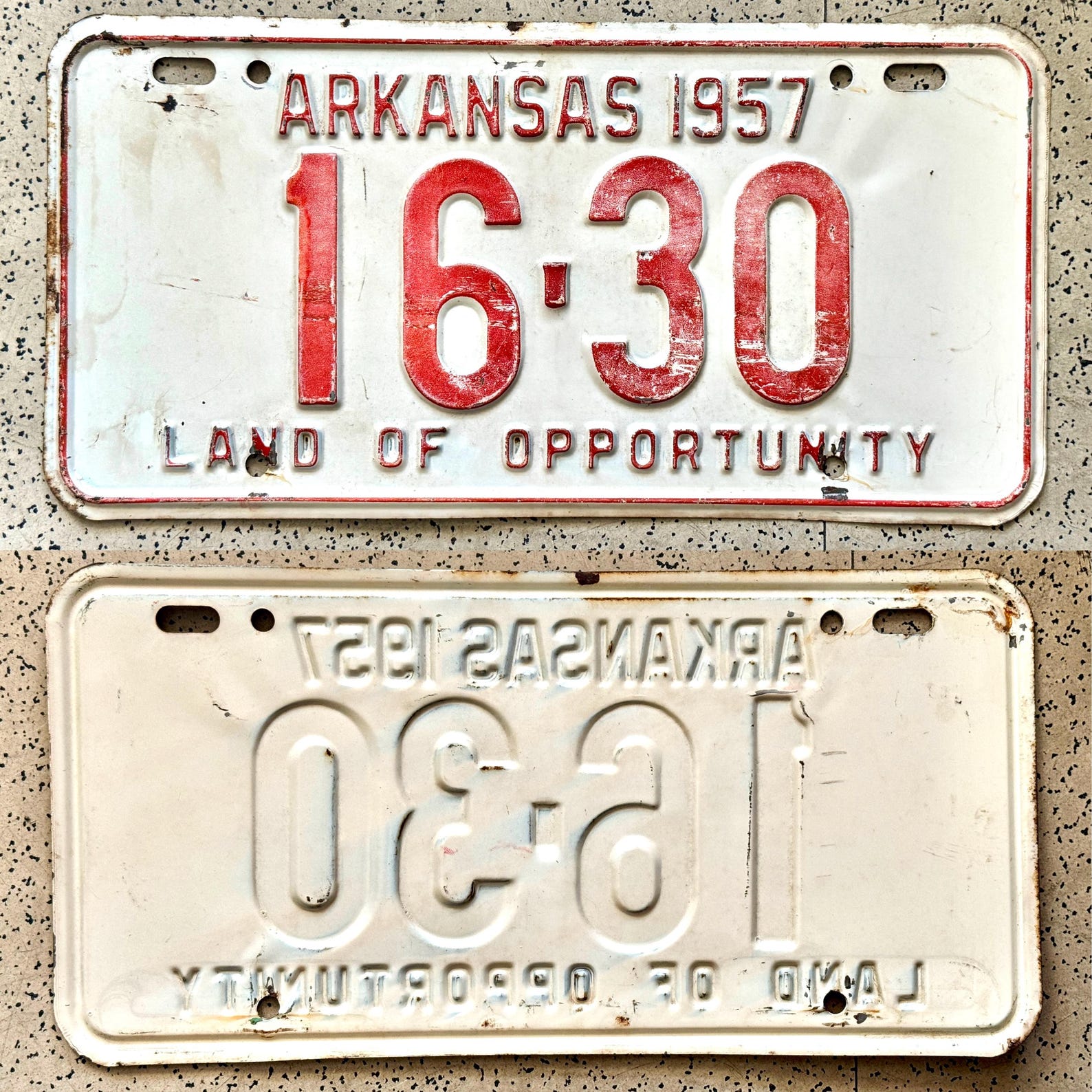 Vintage ARKANSAS License Plates ALL ORIGINAL Antique Auto Tags - Etsy