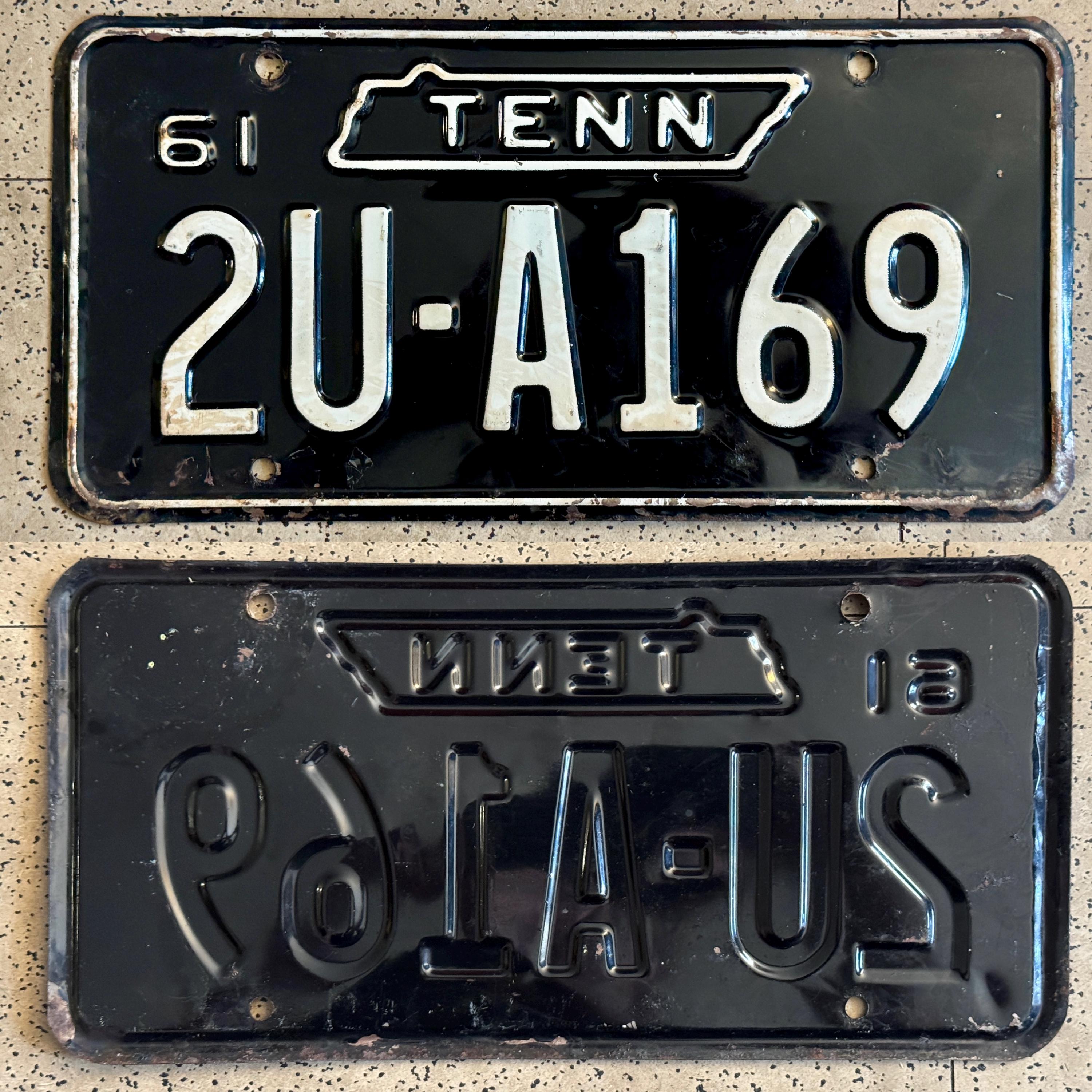 Vintage TENNESSEE License Plates – ALL ORIGINAL Antique Auto Car Tags ...