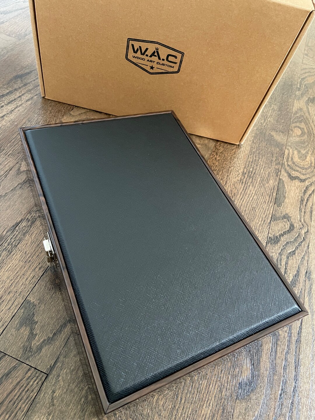 Gun Case Handcrafted Case for Colt Black Green Maroon Interior ...