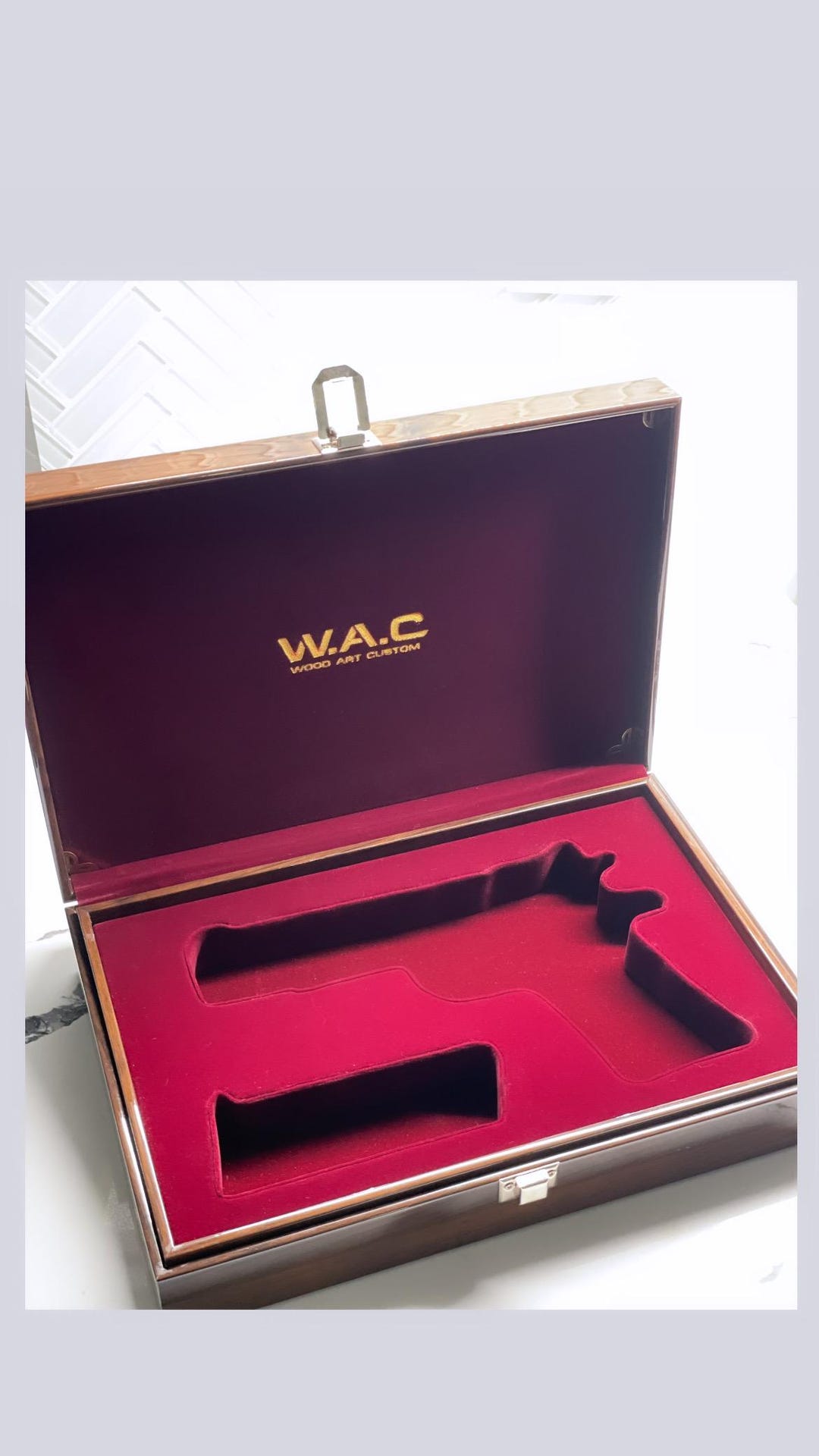 Custom Colt 1911 Gun Case Handcrafted Case With Magazine Cutout for ...