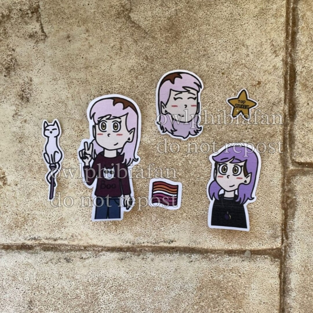 The Owl House Amity Blight Stickers Pack - Etsy