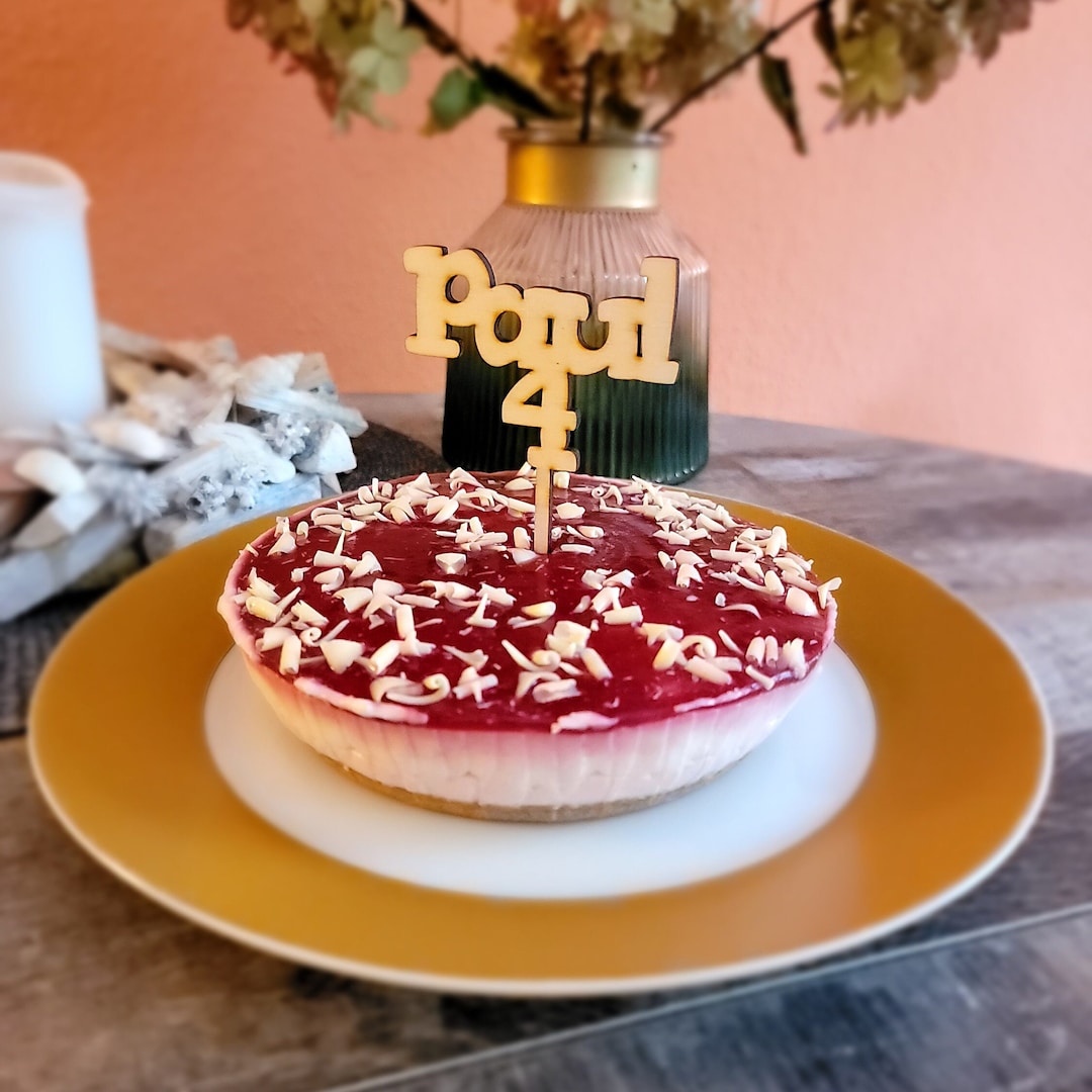 Cake Plug / Cake Topper / Cake Plug numbers Personalized - Etsy