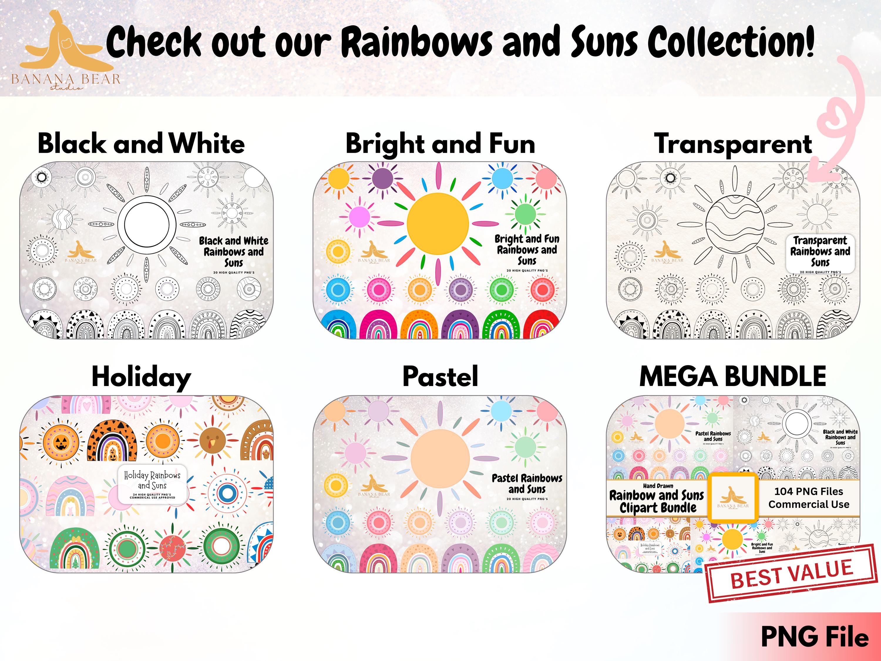 Retro Beach Cherry Clipart | Surfboard PNG Bundle (digital Download) - Etsy