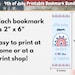 4th of July Bookmark Bundle | 15 Printable Patriotic Bookmarks | Red ...