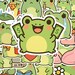 32 PNG Froggie and Friends Frog Stickers Bundle – Cute Printable Frog ...