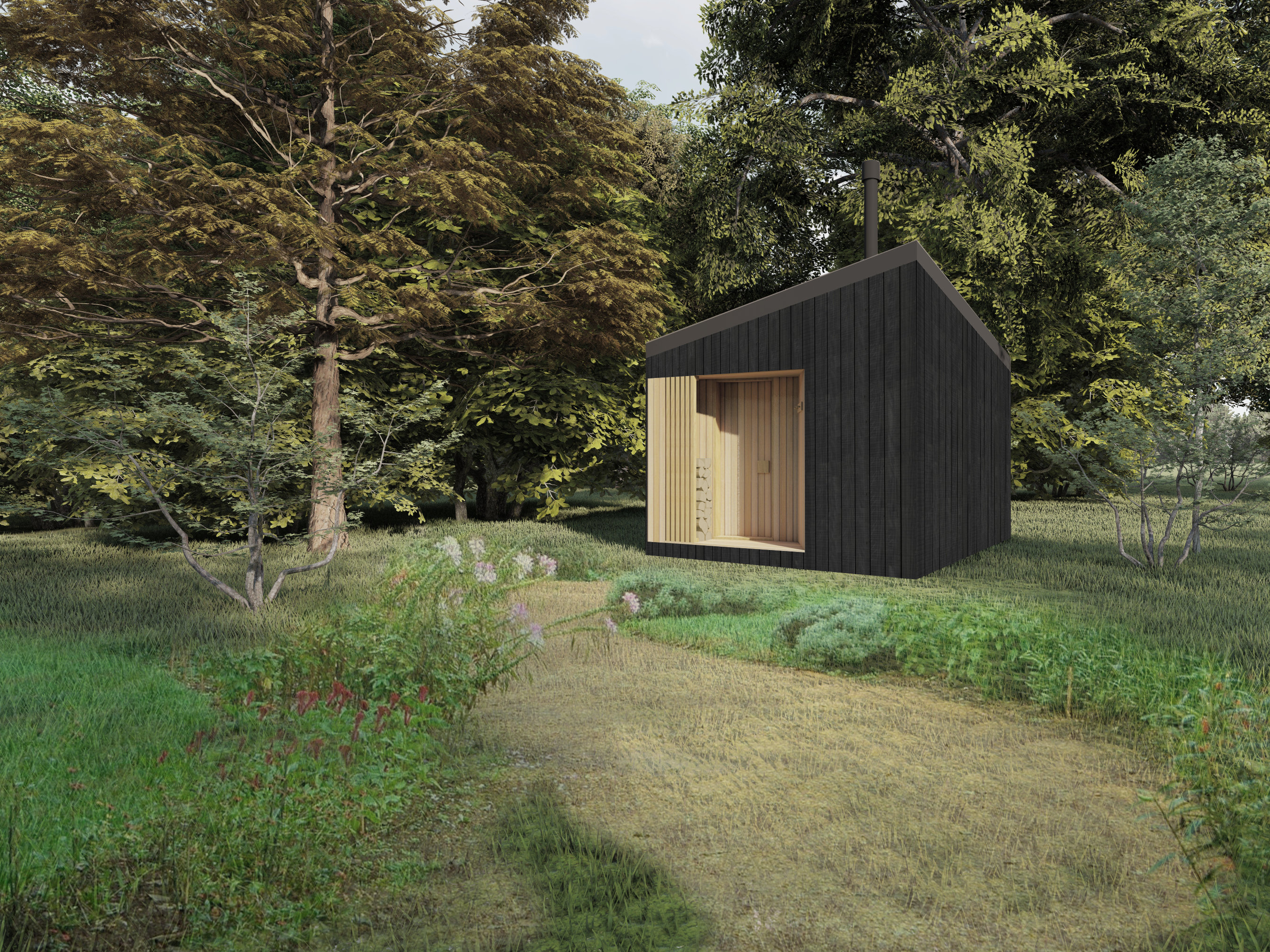 SAUNA BLUEPRINTS, 12x12ft /3.6x3.6m, DIY Construction Drawings for a ...