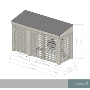 HEAT PUMP ENCLOSURE (lean To) - Etsy