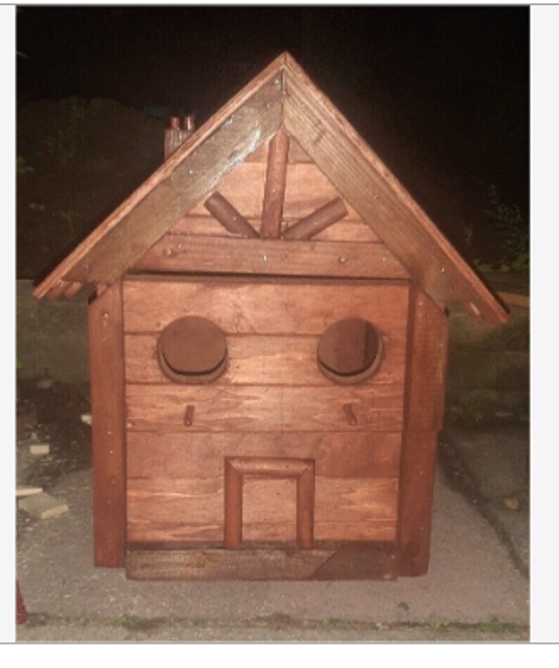 Large Handmade Bespoke Wooden Bird House/ Station/ Feeder - Etsy