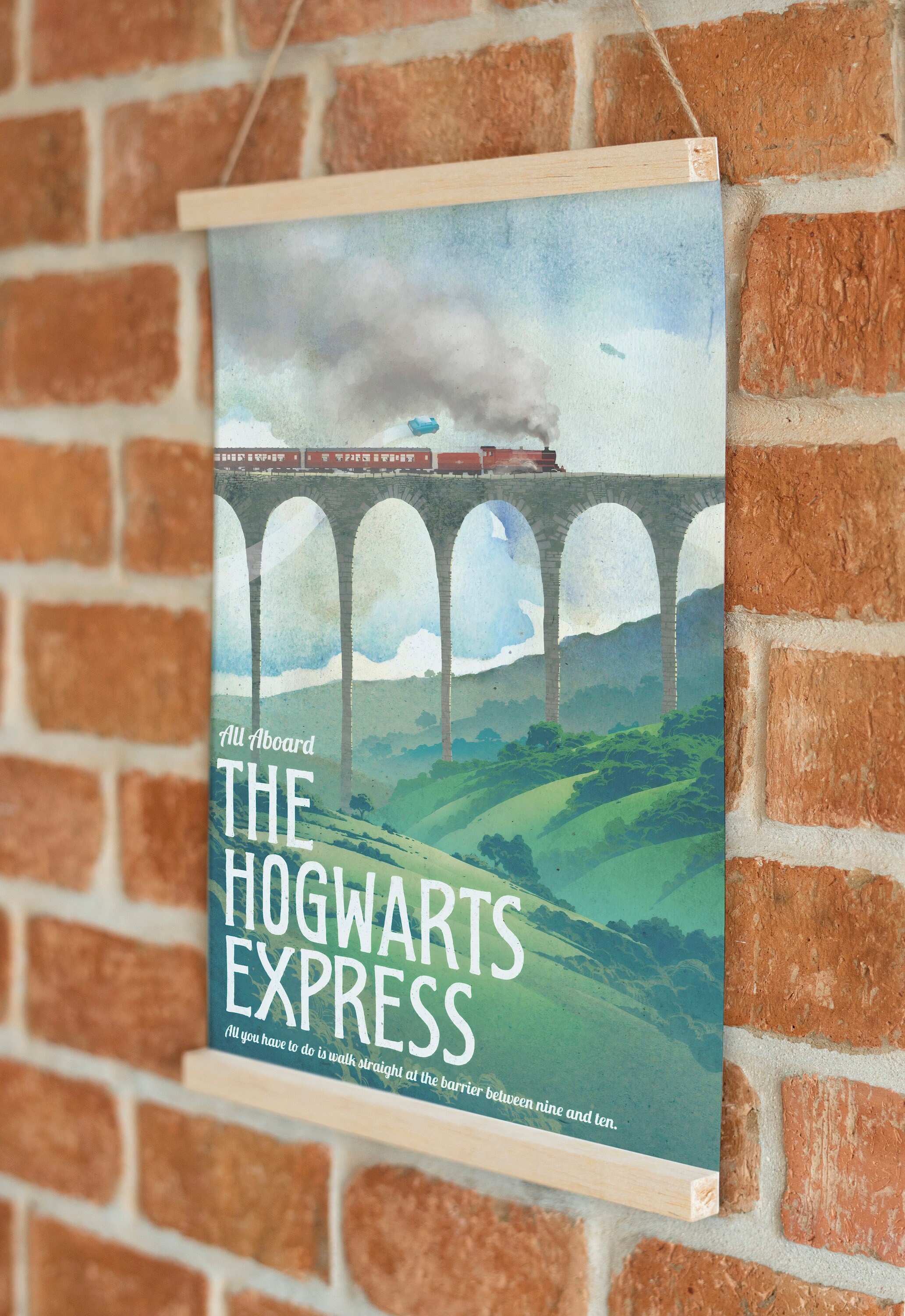 The Hogwarts Express Poster - Etsy