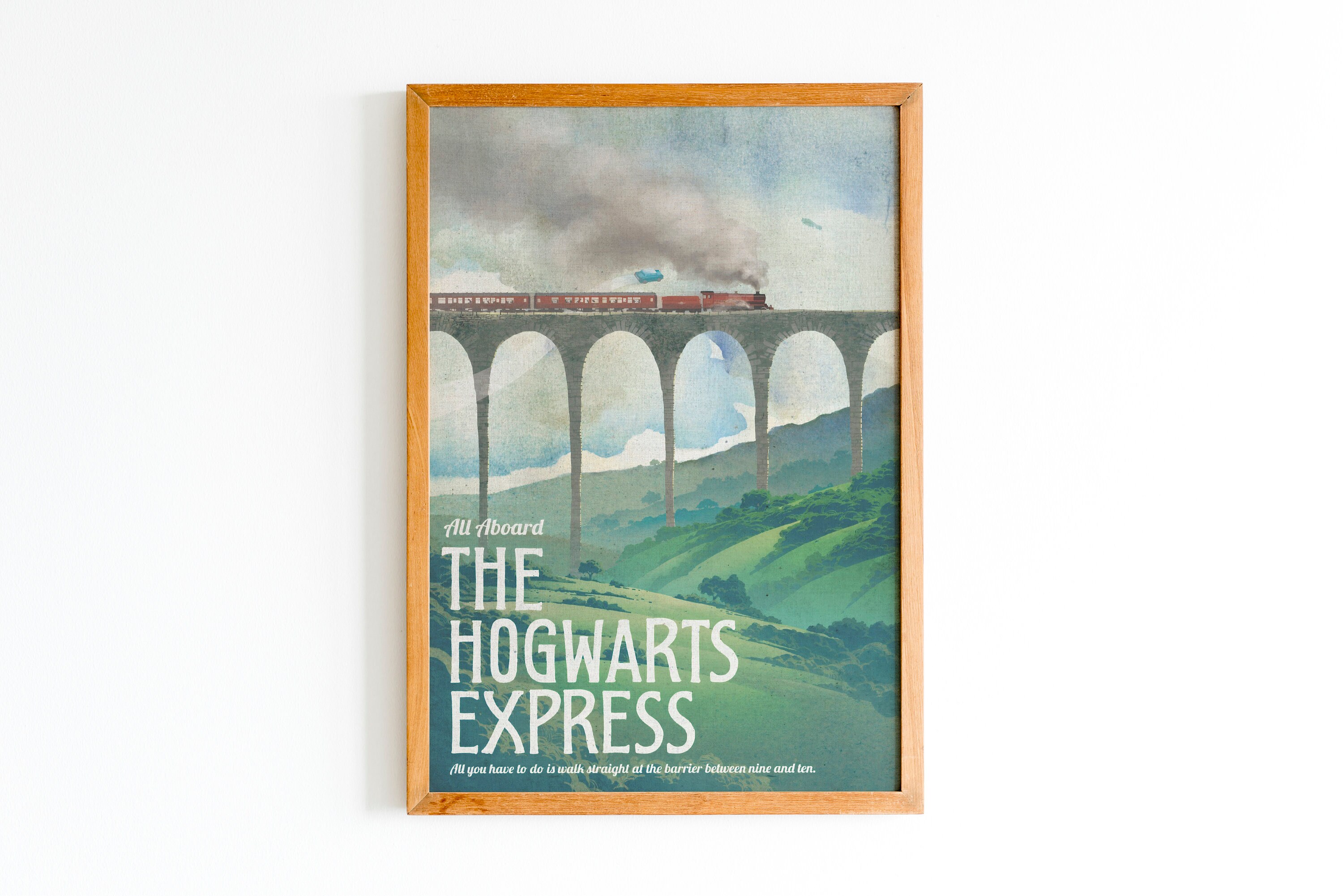 The Hogwarts Express Poster - Etsy