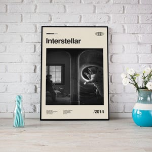 Interstellar Poster,interstellar Print, Retro Poster, Minimalist Art ...