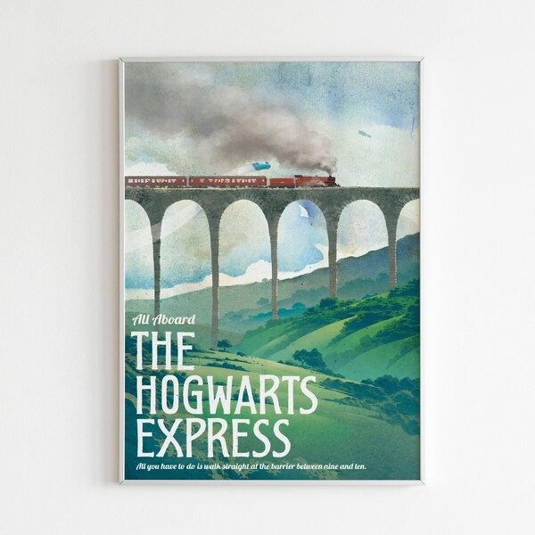 Hogwart Express Poster - Etsy