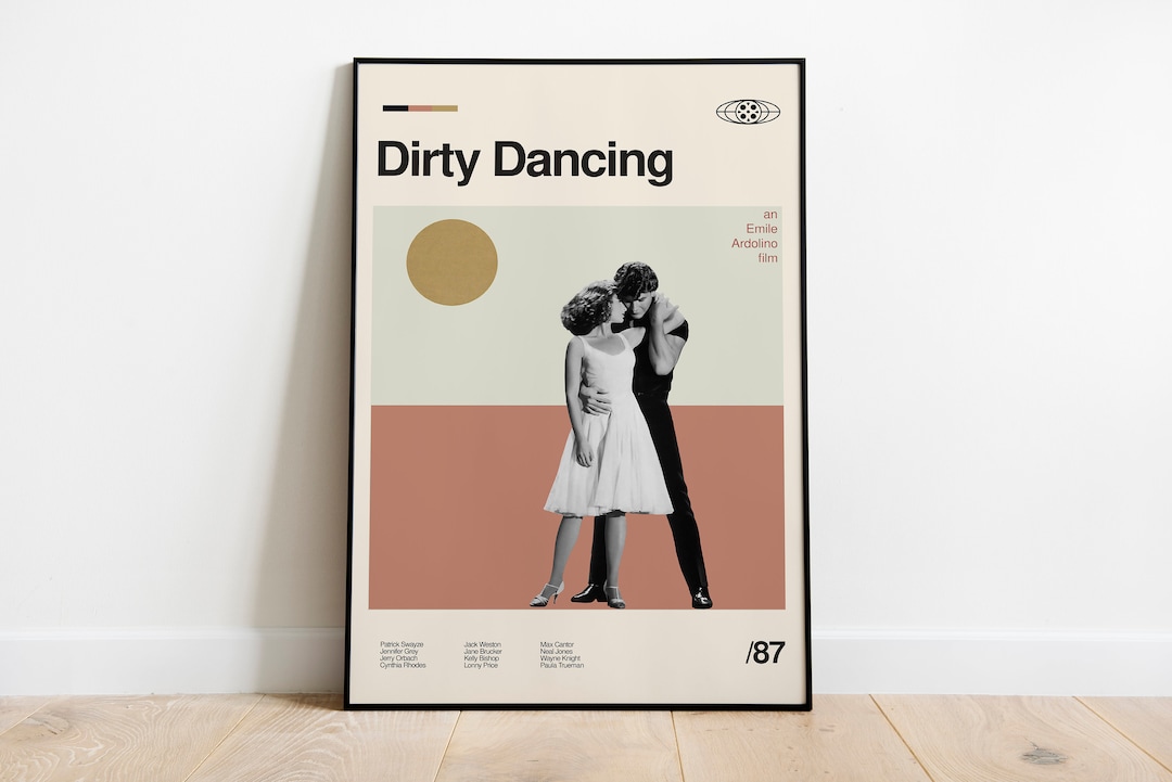 Dirty Dancing Print, Iconic Art Print, Movie Poster, Silhouette Wall ...