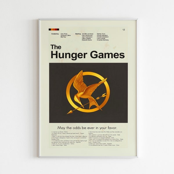 Hunger Game Poster - Etsy