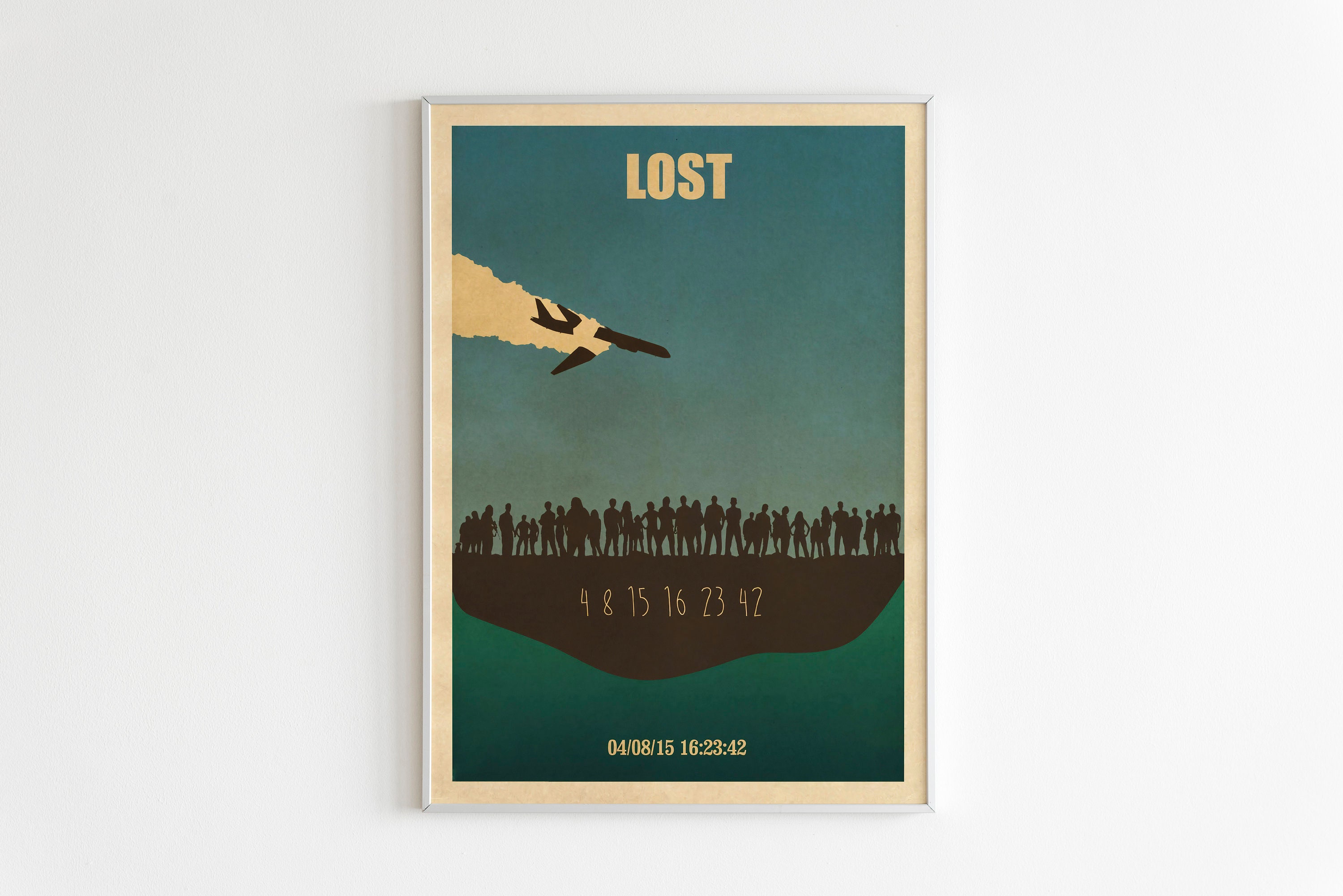 Lost Poster,lost Print, Retro Poster, Minimalist Art, Vintage Poster ...
