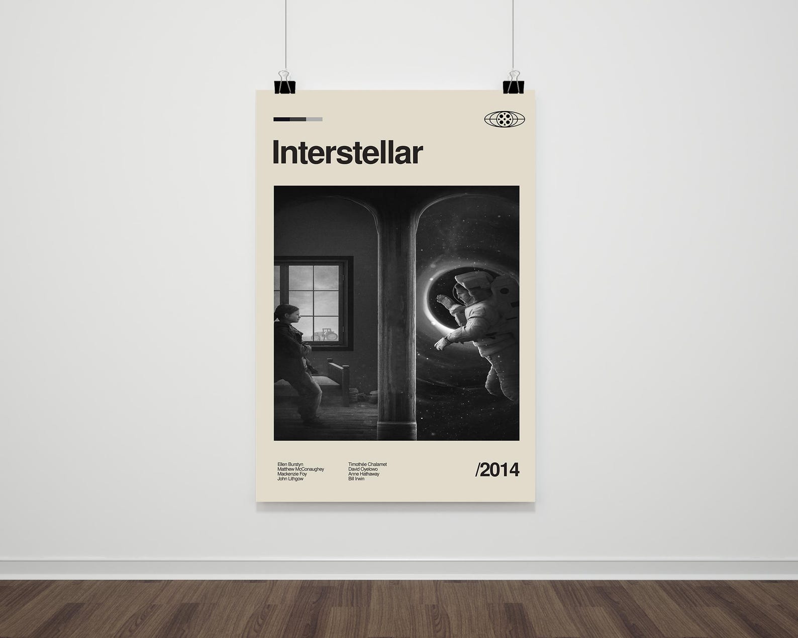 Interstellar Poster,interstellar Print, Retro Poster, Minimalist Art ...
