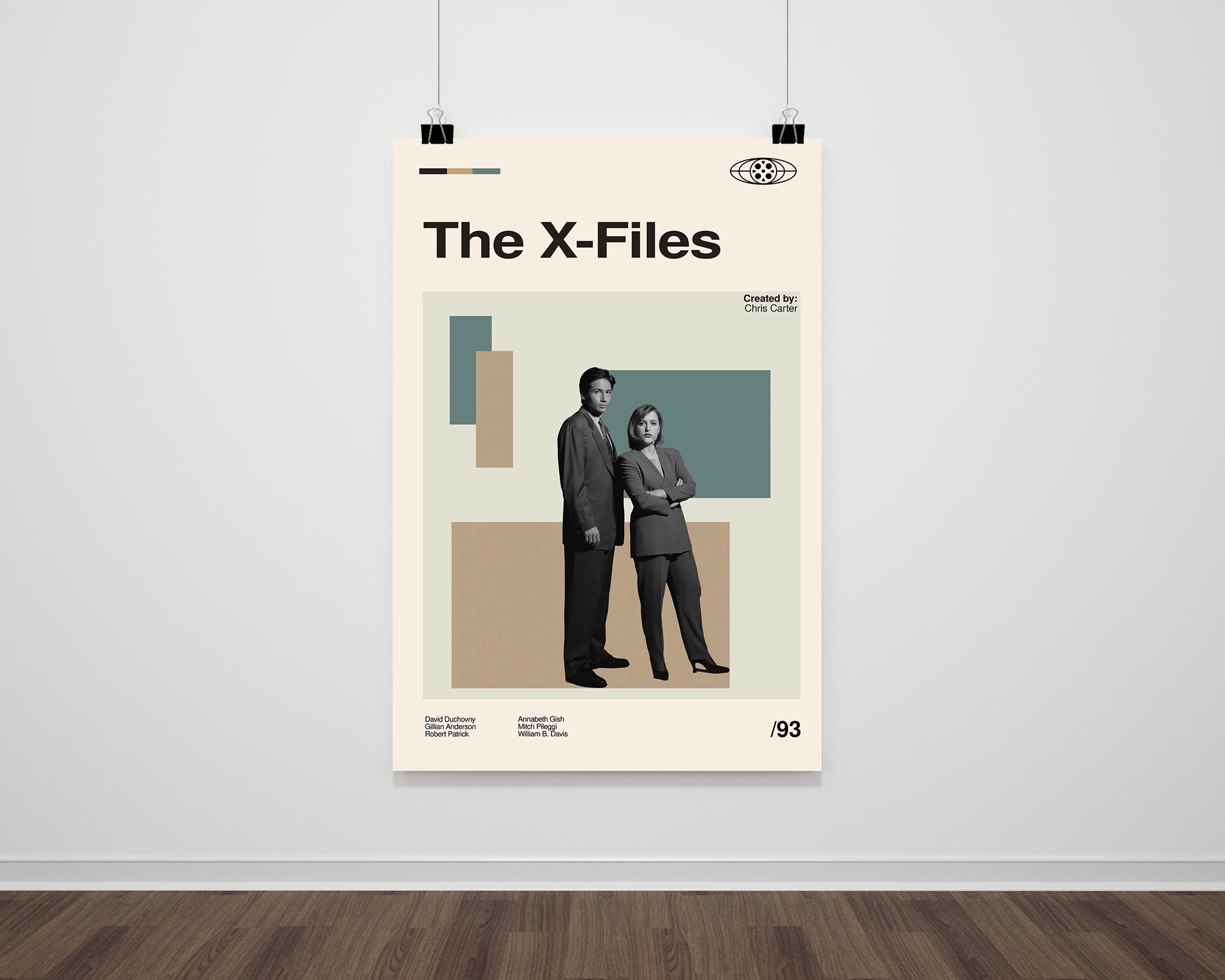 The X Files Poster,the X Files Print, Retro Poster, Minimalist Art ...