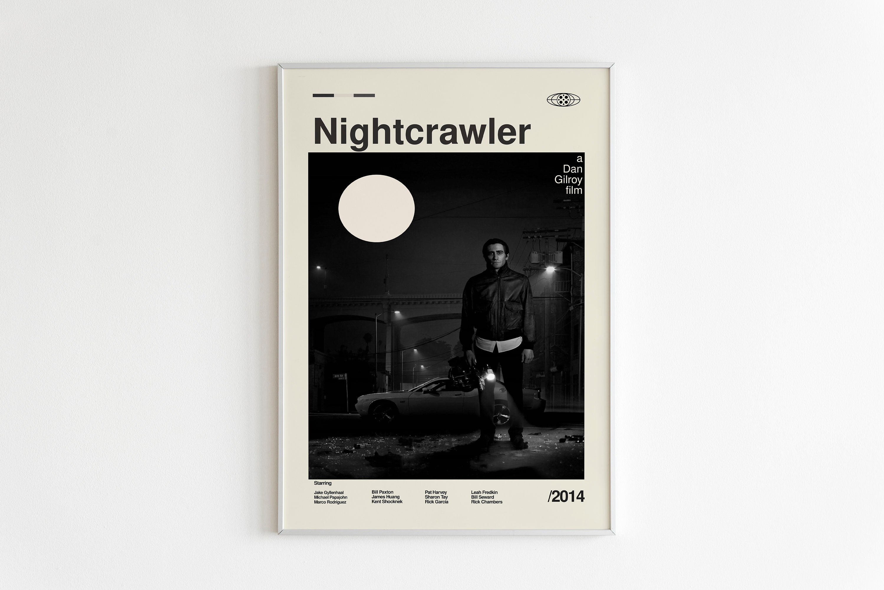 Nightcrawler Movie Poster, Nightcrawler Print, Minimalist Poster ...