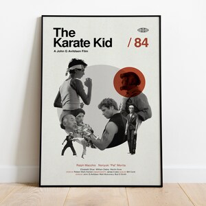Karate Kid Poster,karate Kid Print, Retro Poster, Minimalist Art ...