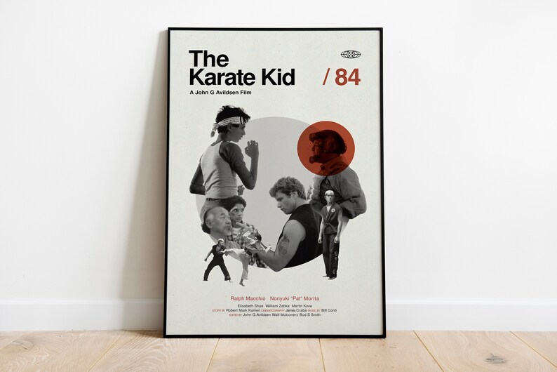 Karate Kid Poster,karate Kid Print, Retro Poster, Minimalist Art ...