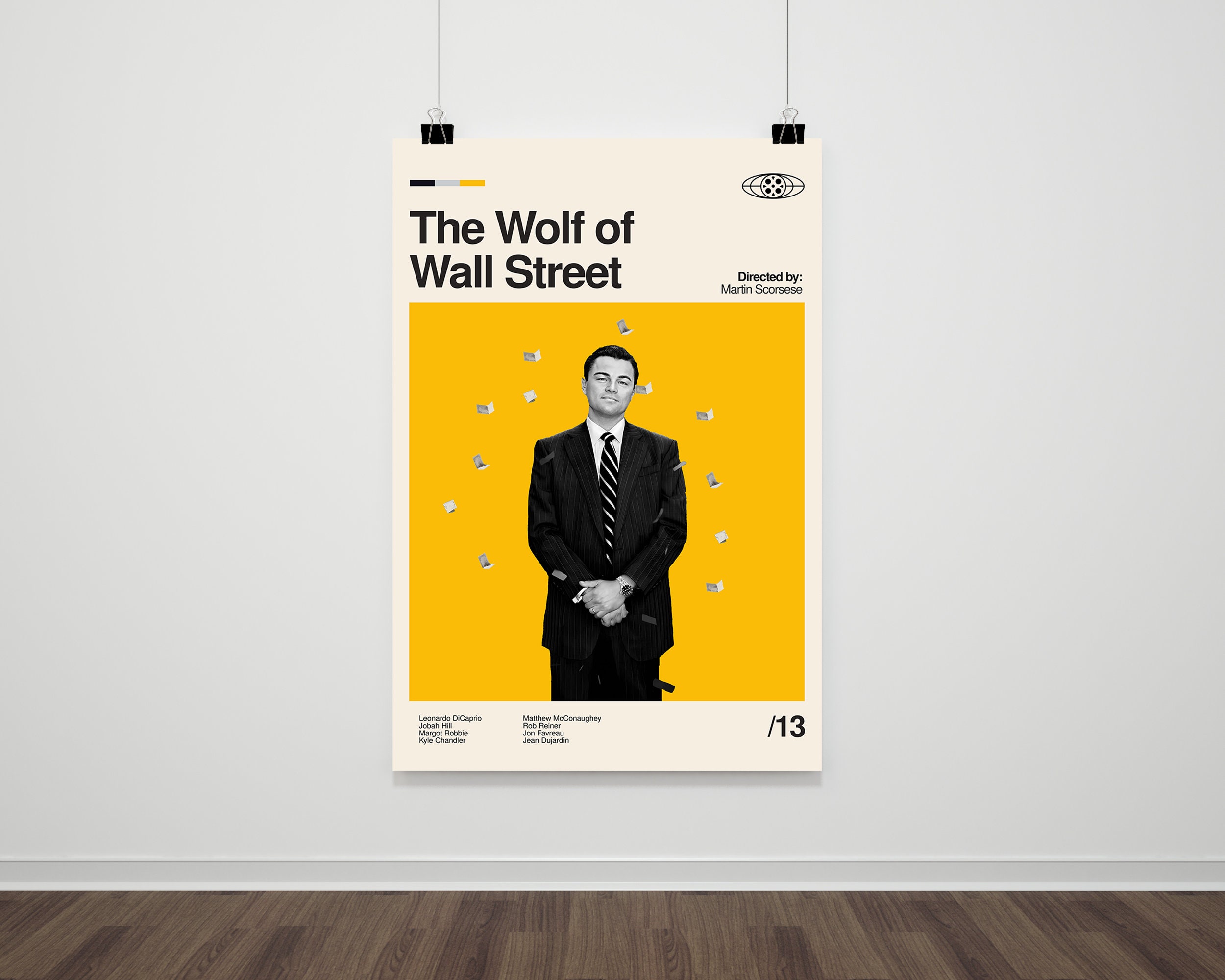 The Wolf of Wall Street Poster,the Wolf of Wall Street Print, Retro Poster, Minimalist Art ...