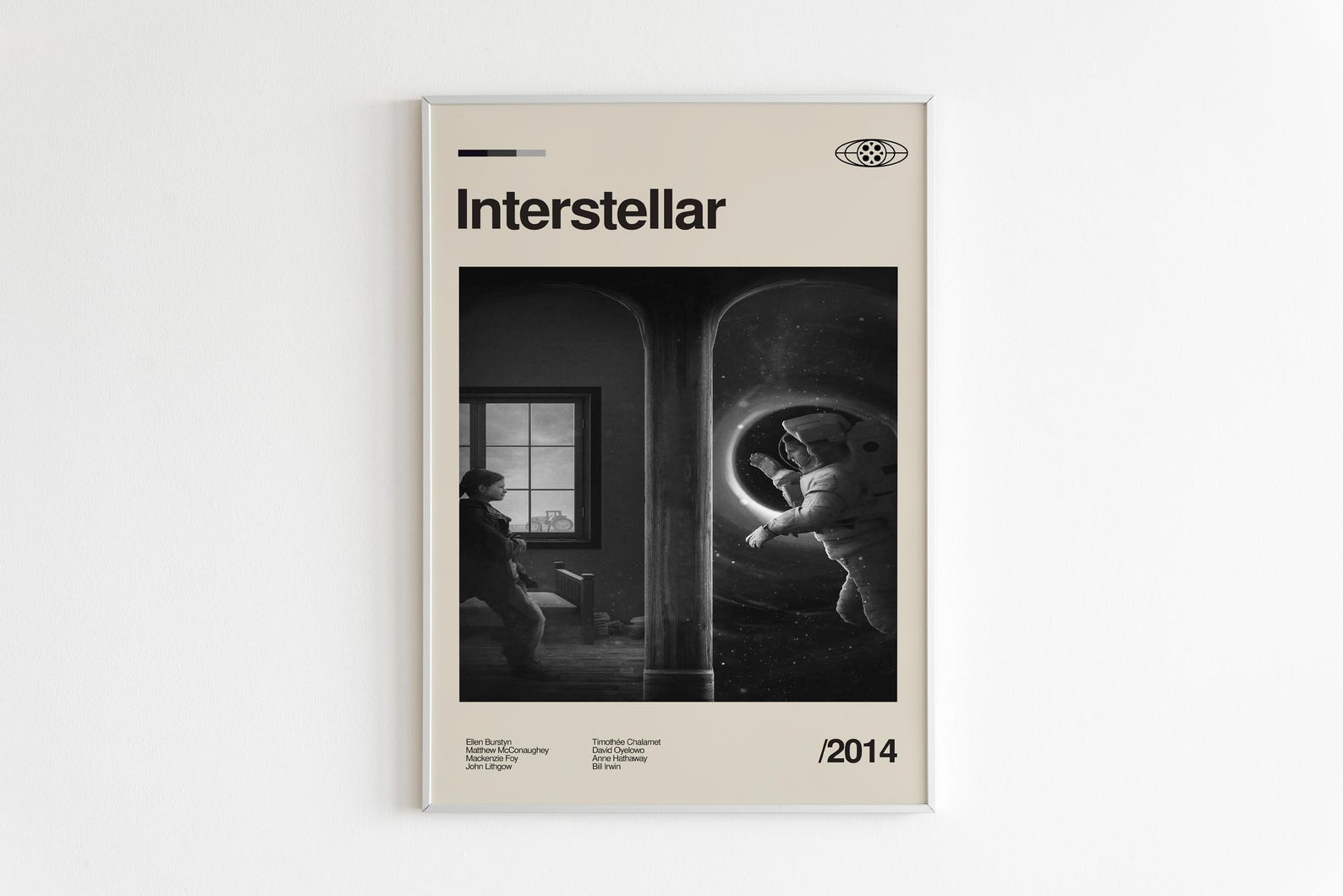 Interstellar Poster,interstellar Print, Retro Poster, Minimalist Art ...