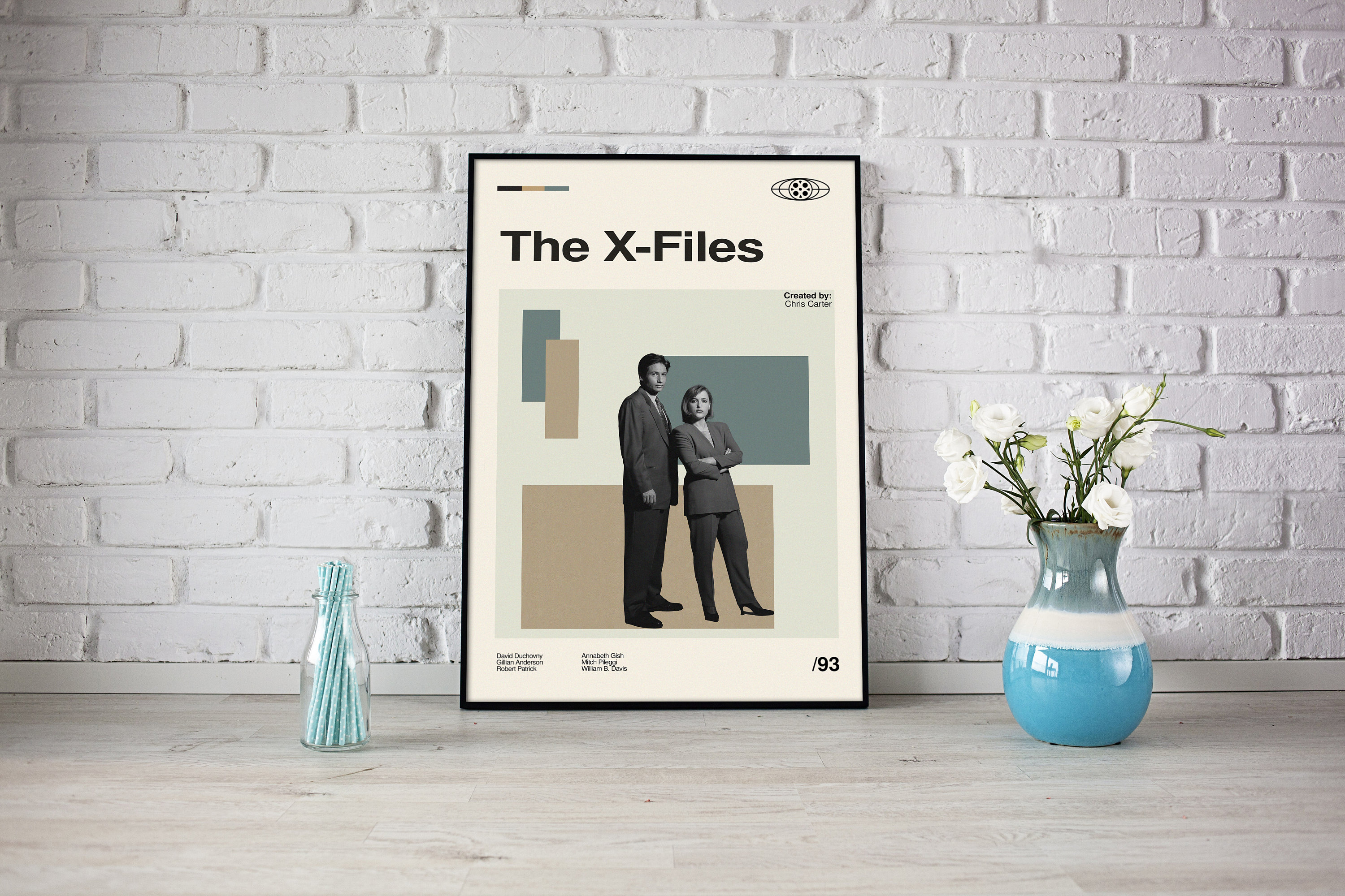 The X Files Poster,the X Files Print, Retro Poster, Minimalist Art ...