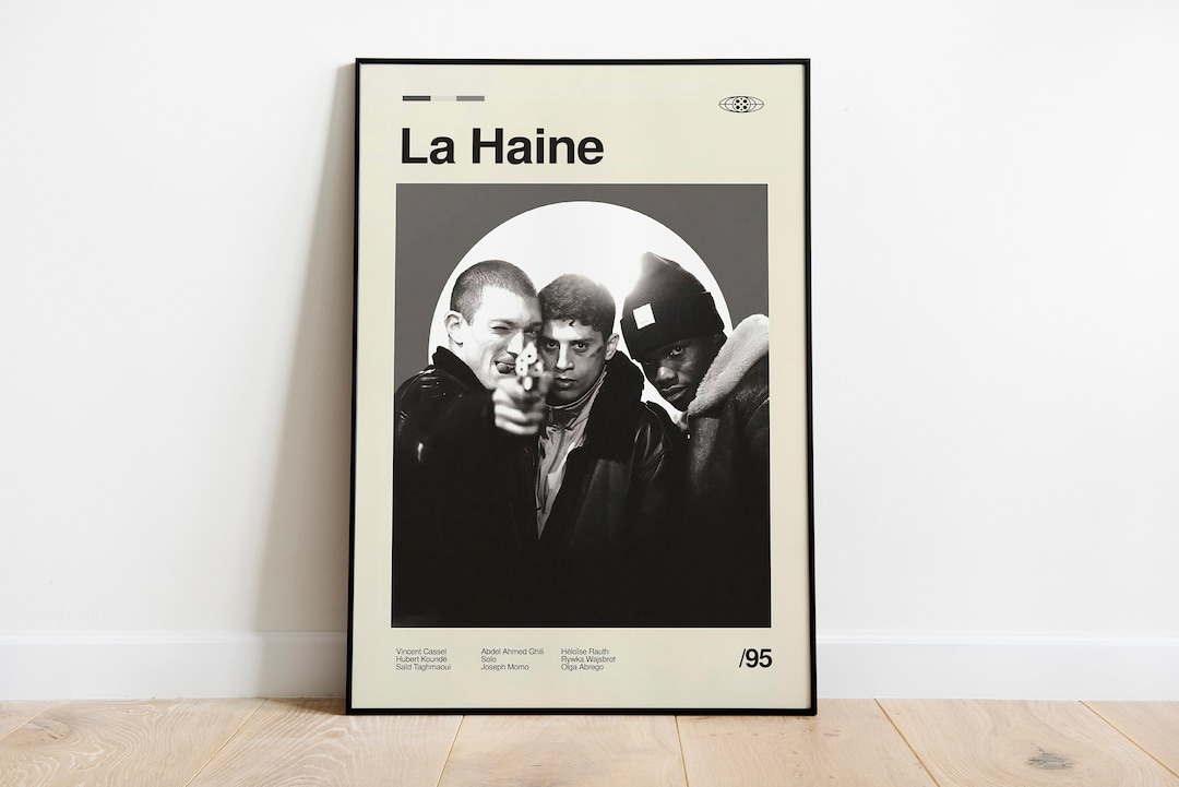 La Haine Poster,la Haine Print, Retro Poster, Minimalist Art, Vintage ...