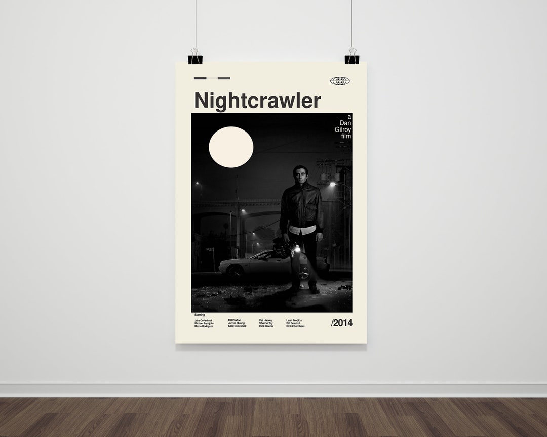 Nightcrawler Movie Poster, Nightcrawler Print, Minimalist Poster ...