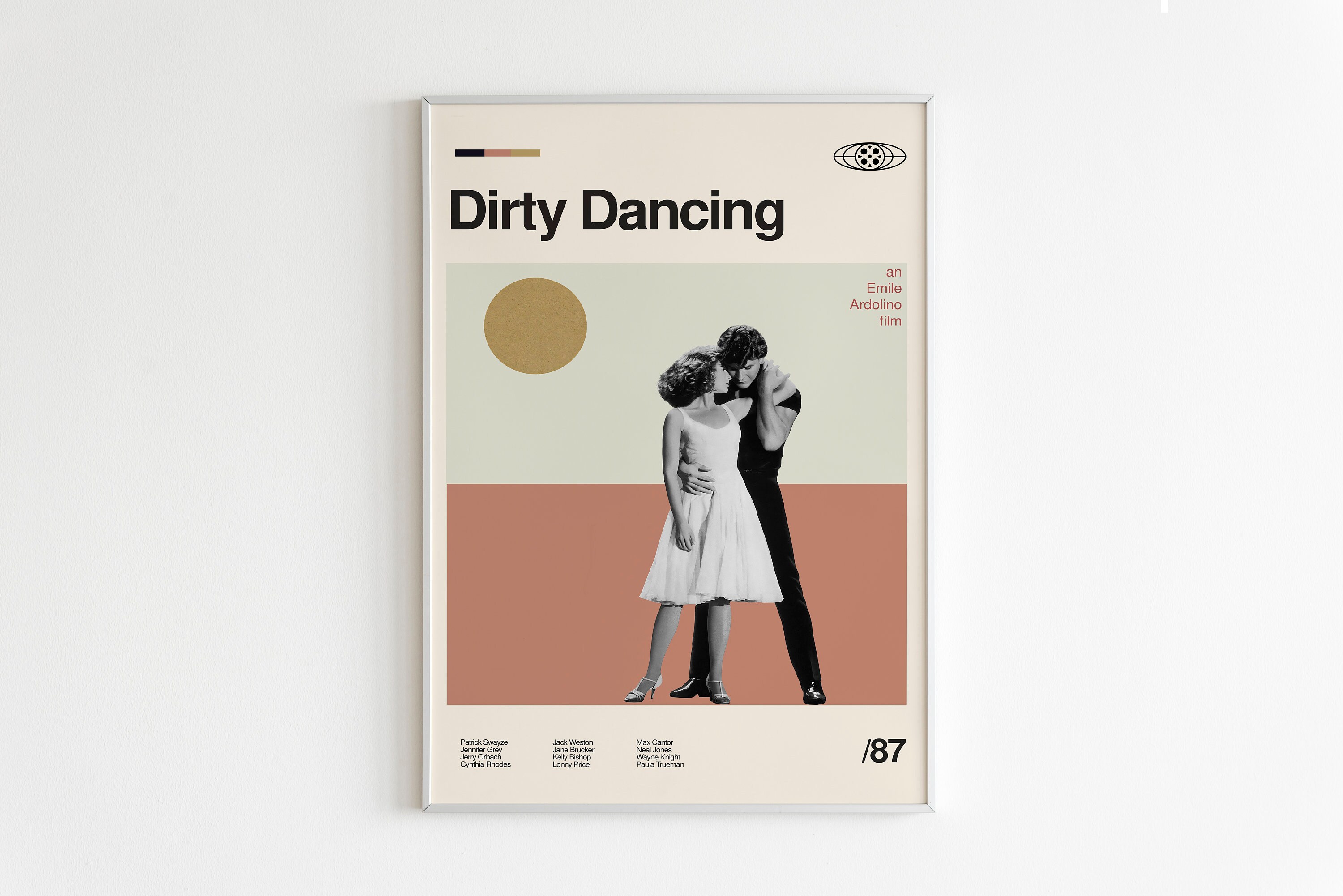 Dirty Dancing Print, Iconic Art Print, Movie Poster, Silhouette Wall ...