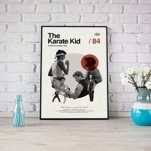 Karate Kid Poster,karate Kid Print, Retro Poster, Minimalist Art ...