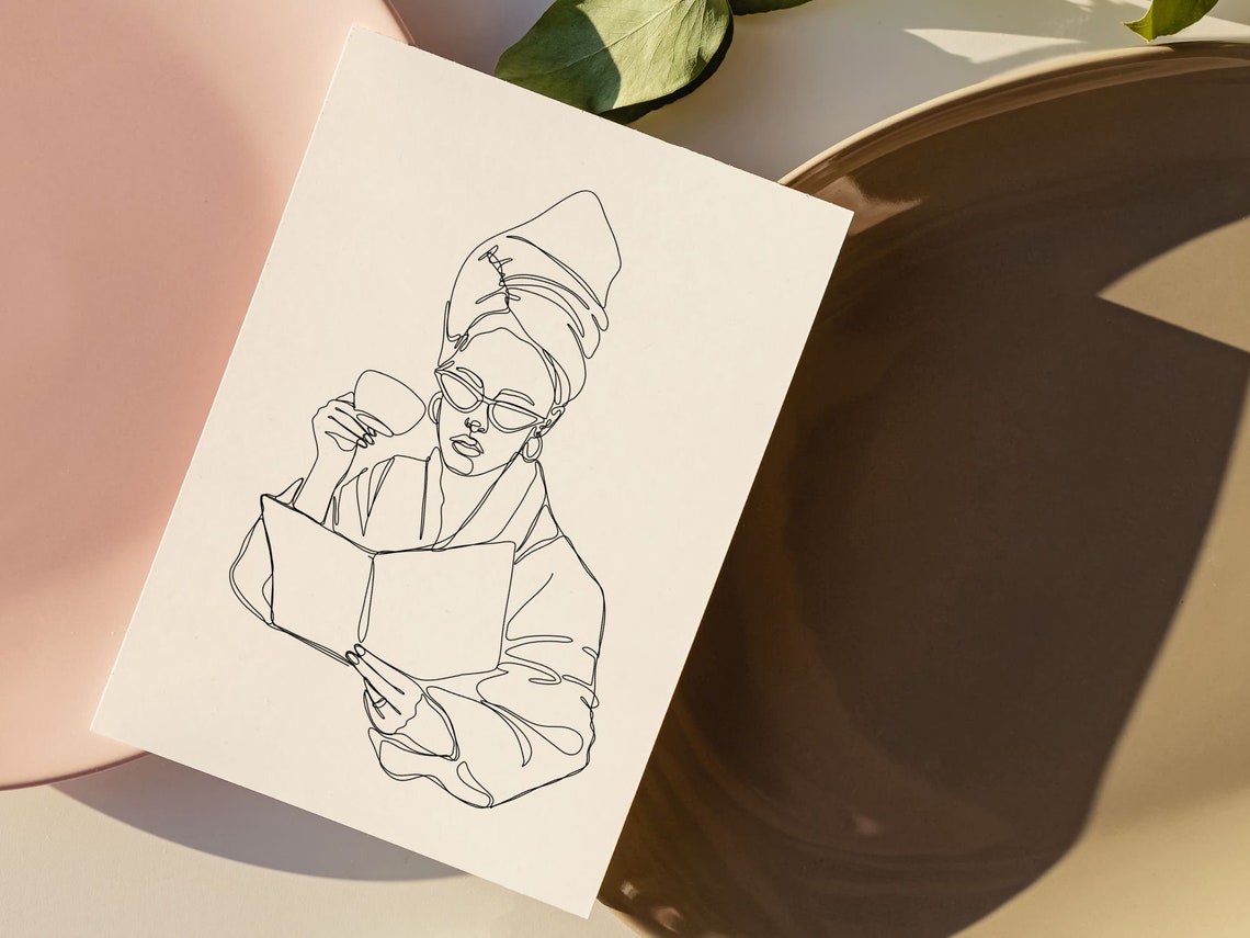 Line Art Woman Svg Lady Face One Line One Line Woman Face Silhouette ...