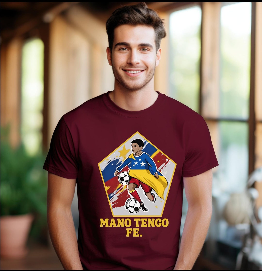 Show Your Vinotinto Pride With This Unique Soccer Team Tee, MANO TENGO ...