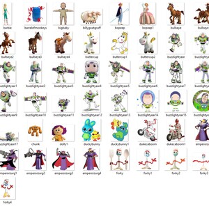 Mega Bundle Svg, Toy Story PNG, Toy Story Clipart, Disneyland Ears ...
