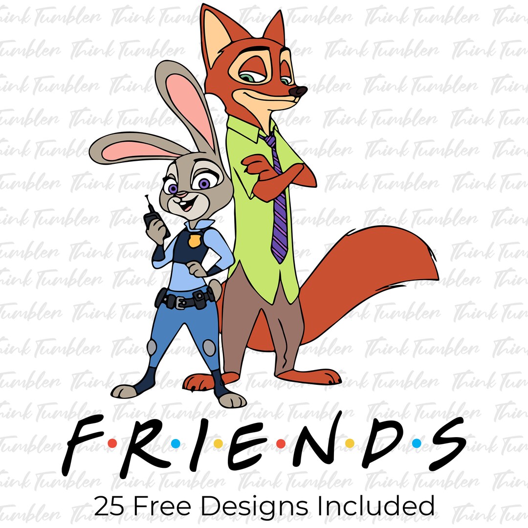 Judy Hopps and Nick Wilde SVG, Zootopia Svg, Magical Kingdom Svg ...