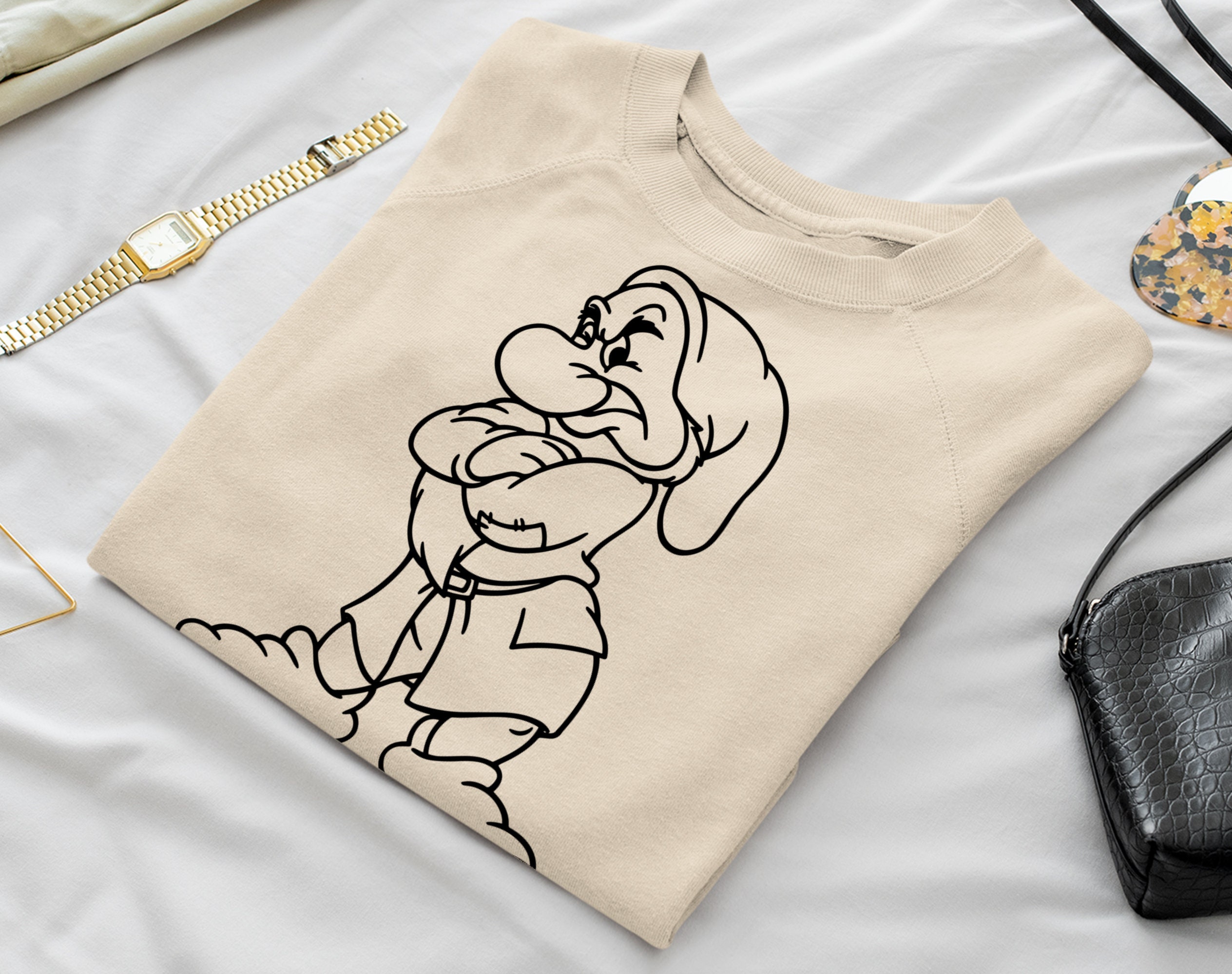 Grumpy Dwarf, Seven Dwarfs SVG PNG Family Vacation Svg, Family Trip Svg ...