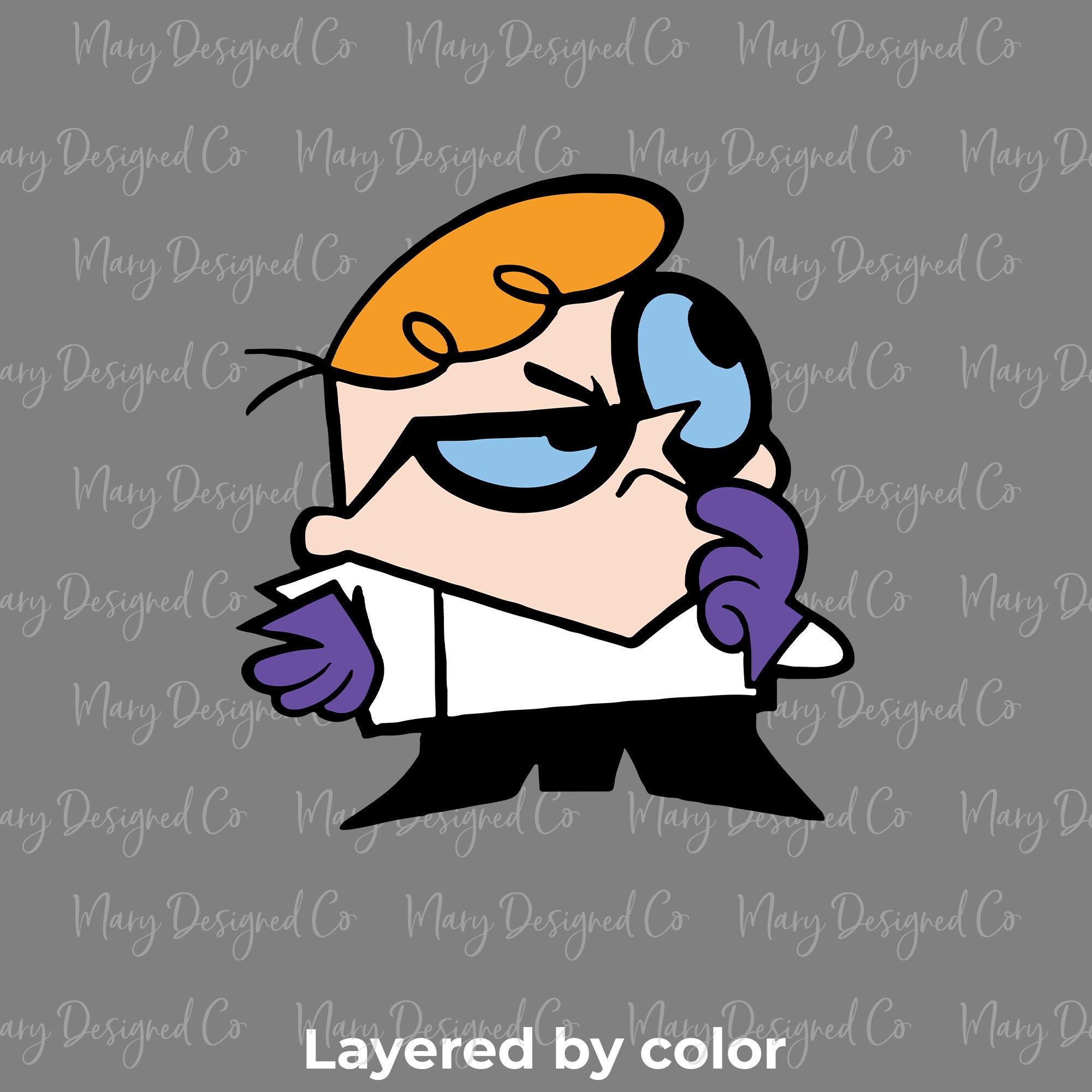 Classic Cartoon Svg, Dexter Svg, T-shirt Svg, Cutting File, Sublimation ...