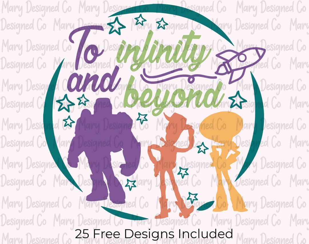 Infinity and Beyond Svg, Toy Story Svg Ears Svg Png Clipart, Family ...